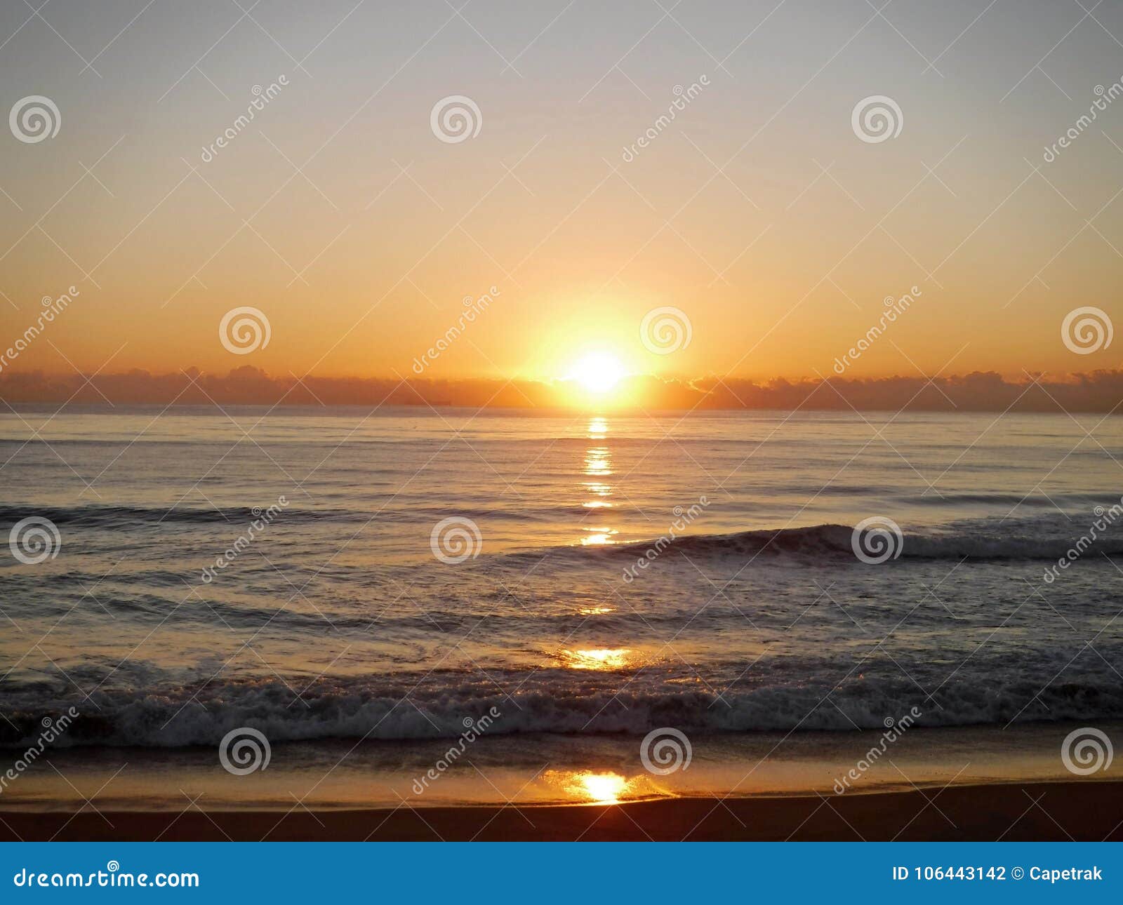First light stock photo. Image of ripples, waves, coast - 106443142