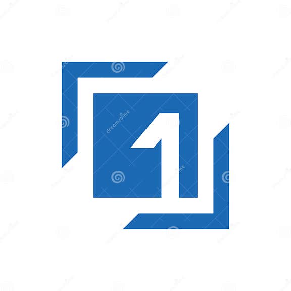 First Logo Design. Simpe Flat Vector Illustration Stock Vector ...