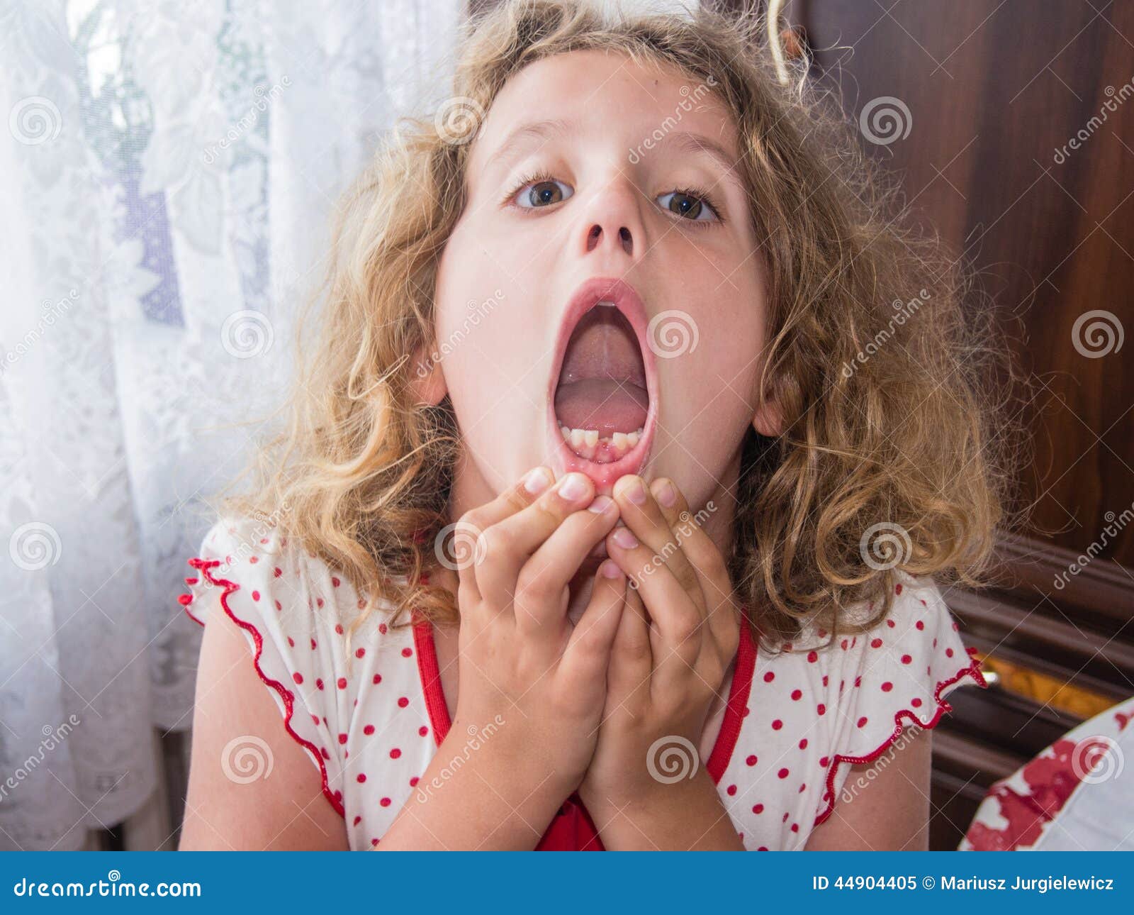 First lost tooth stock image. Image of dental, child - 44904405