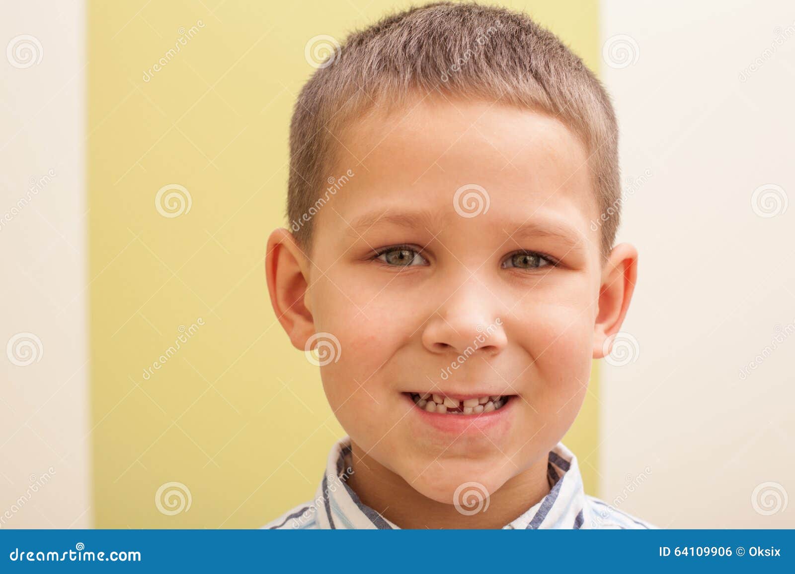 First lost tooth stock photo. Image of dental, preschool - 64109906