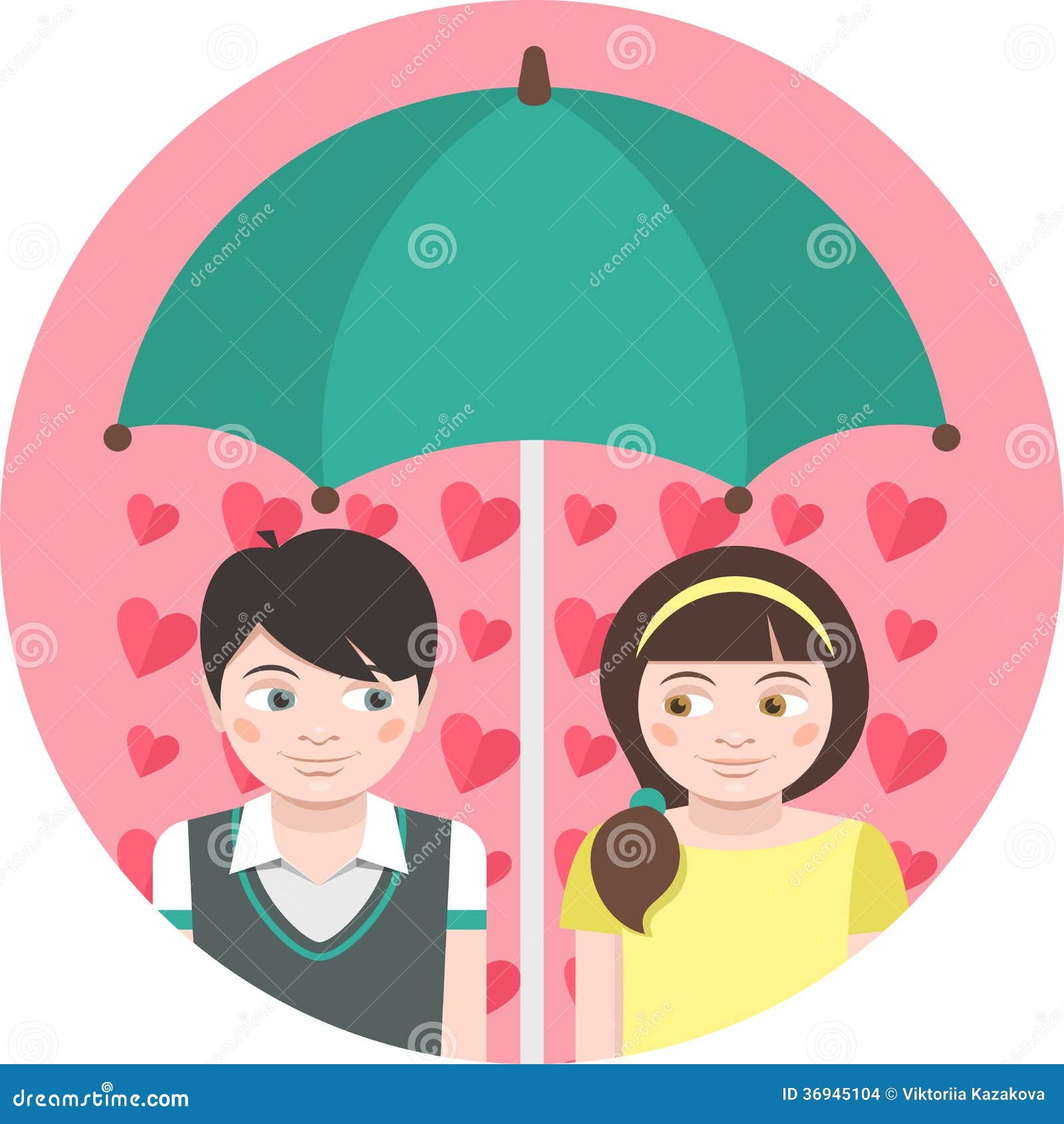 First Love stock vector. Illustration of cartoon, emotion - 36945104