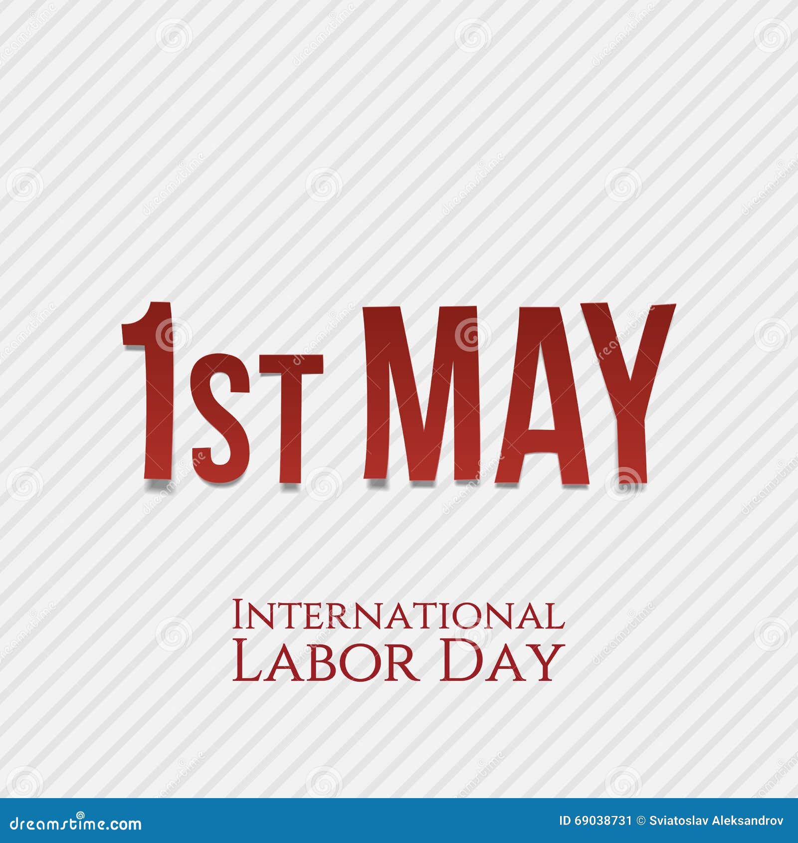 First May - International Labor Day Stock Vector - Illustration of ...