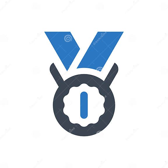 First medal icon stock vector. Illustration of place - 223751193