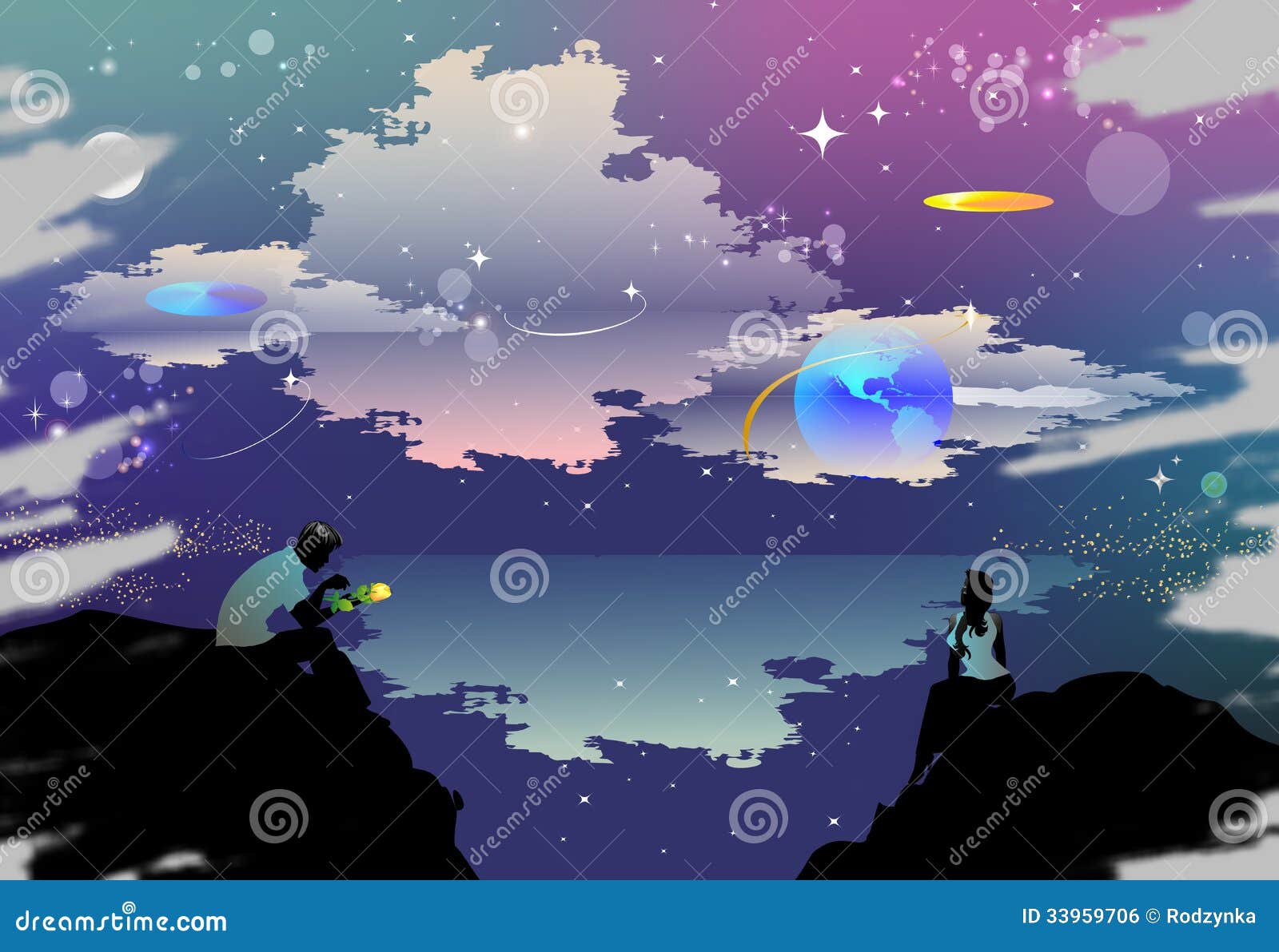 First meeting, stock illustration. Illustration of valentines - 33959706