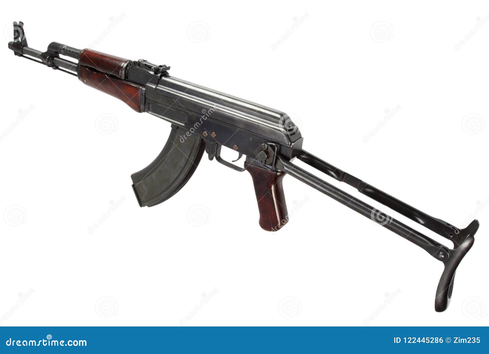 First Model AK 47 from 1954 Assault Rifle Stock Photo - Image of ...