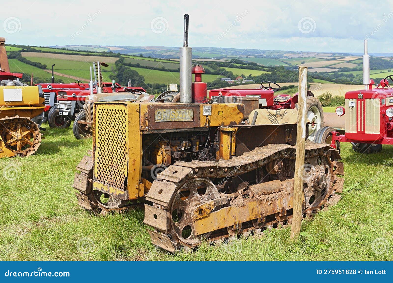 Bristol crawler Tractors Were Made from the 1930 Editorial Stock Photo ...