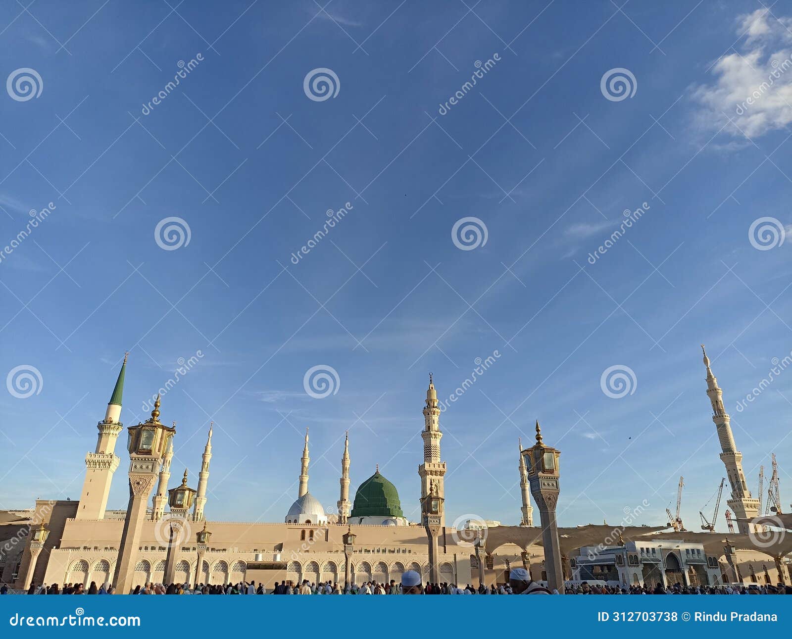 The First Mosque Built by the Prophet Muhammad Stock Photo - Image of ...