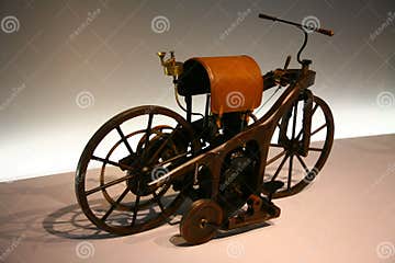 The first motorcycle editorial stock photo. Image of vintage - 20096748