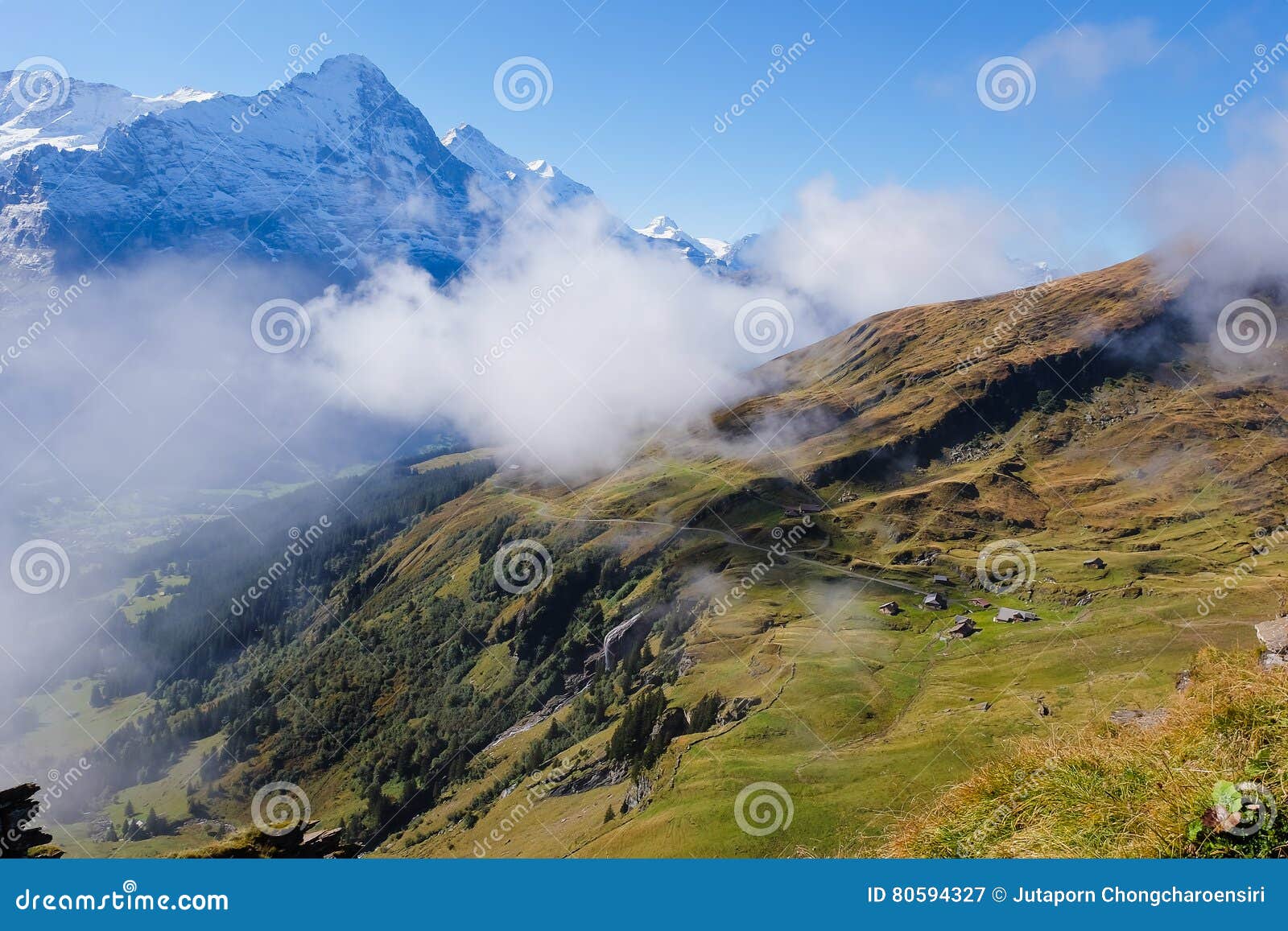 First Mountains , Switzerland Stock Image - Image of travel, landscape ...