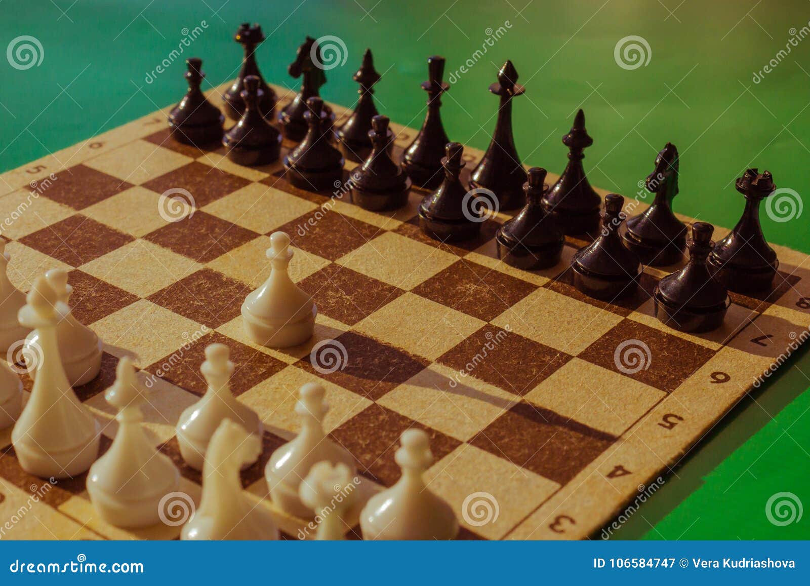 The First Move, the Beginning. Stock Image - Image of move, stance ...