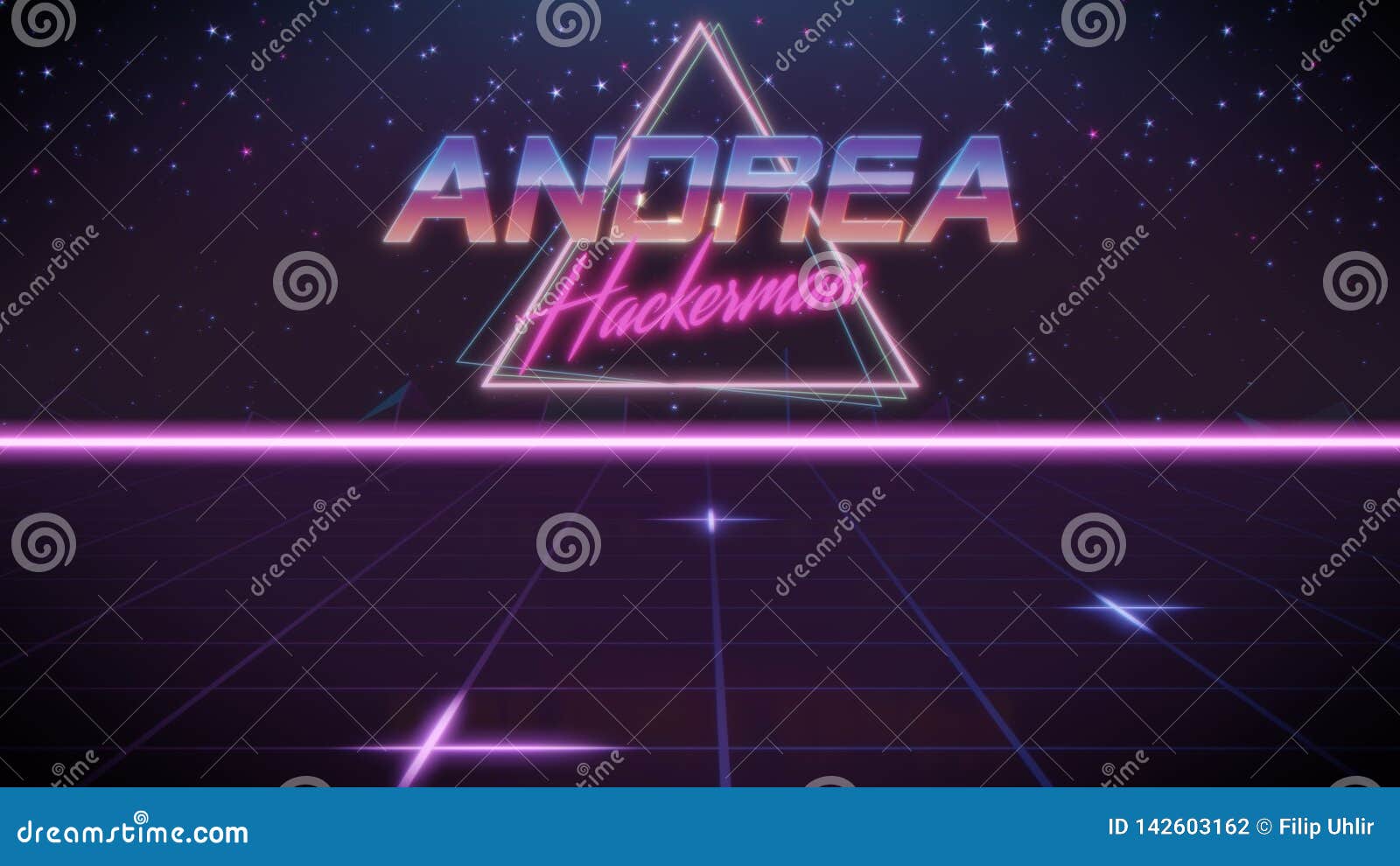 Andrea Name Lettering Tinsels Vector Illustration | CartoonDealer.com ...