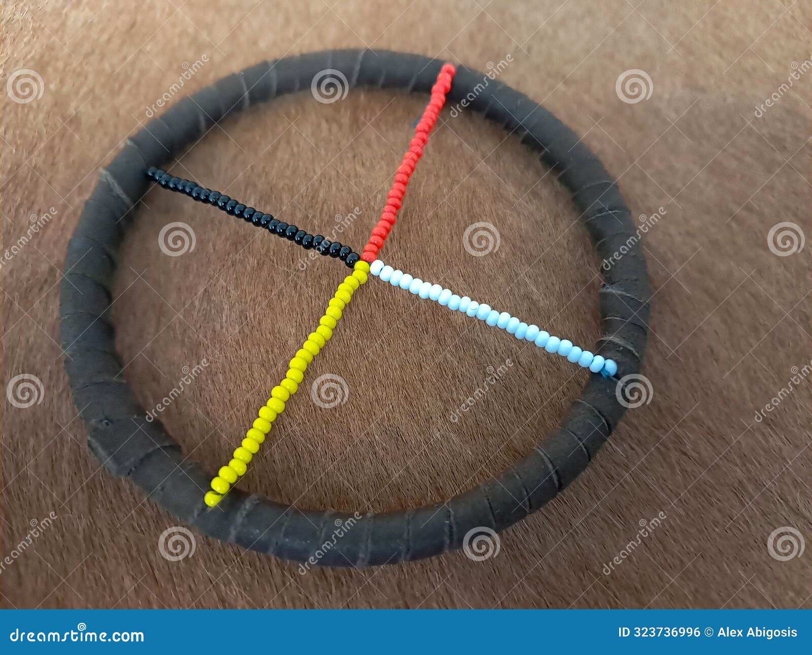 First Nations Traditional Medicine Wheel Stock Photo - Image of brown ...