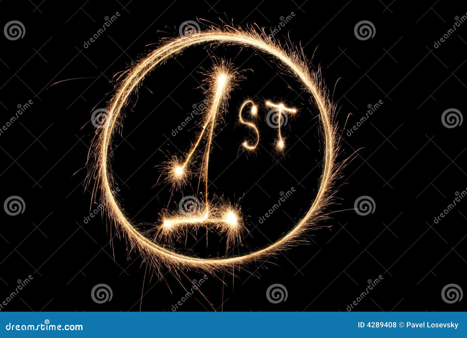 First Number One Sparkler Ring Picture. Image: 4289408