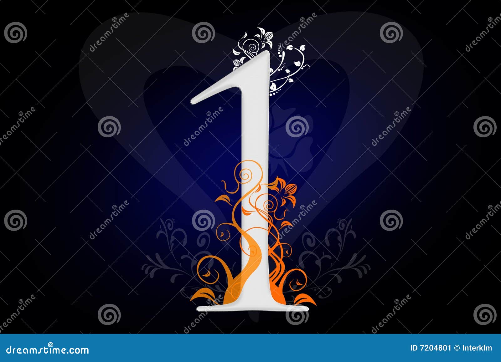 First_one stock de ilustración. Ilustración de exclusivo - 7204801