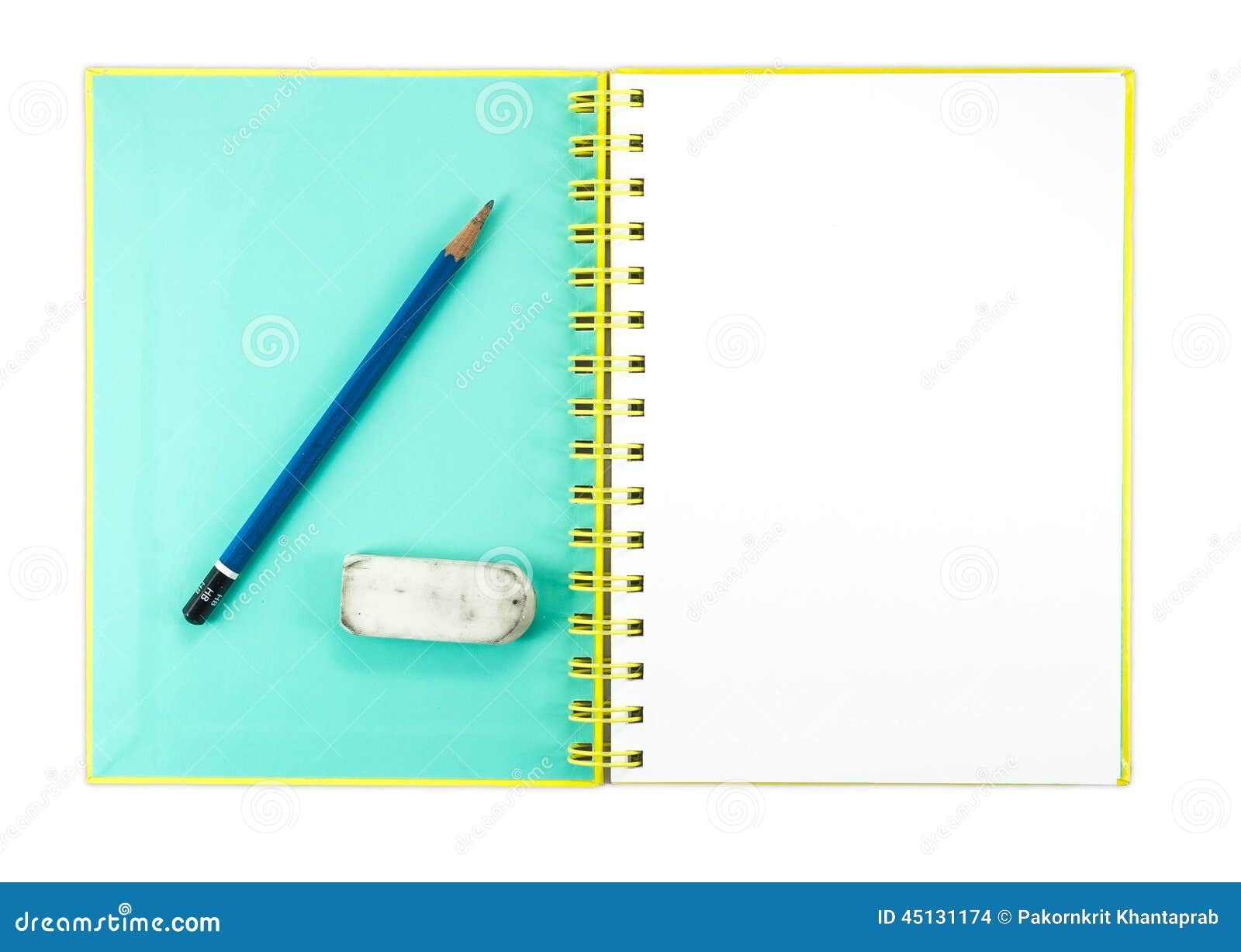 First Page Notebook stock photo. Image of closeup, cover - 45131174