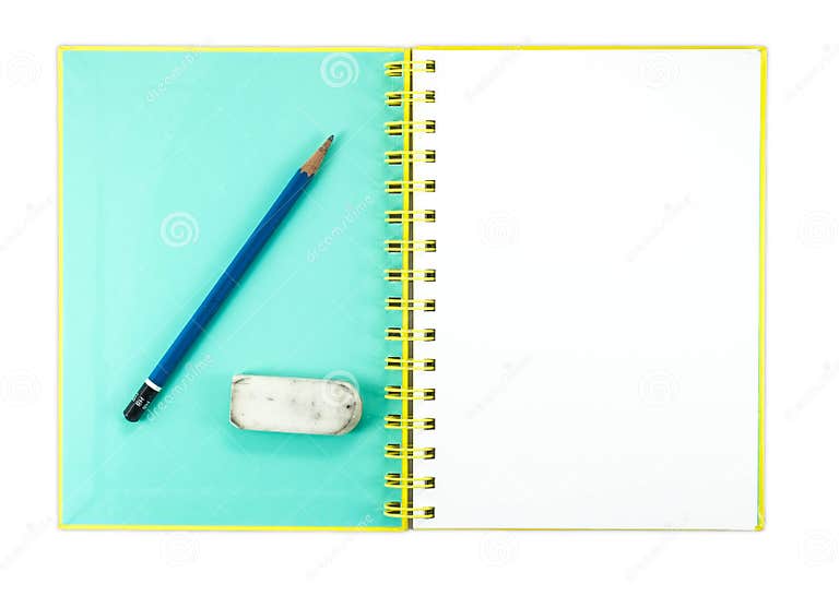 First Page Notebook stock photo. Image of closeup, cover - 45131174