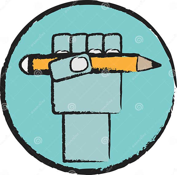 First with pencil stock illustration. Illustration of isolated - 31919343