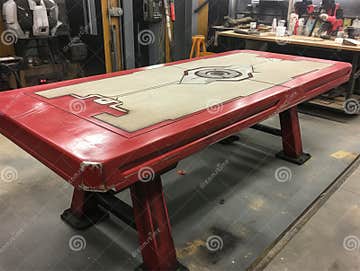 First Person Angle Work Desk Setup for Graphic Design Stock ...