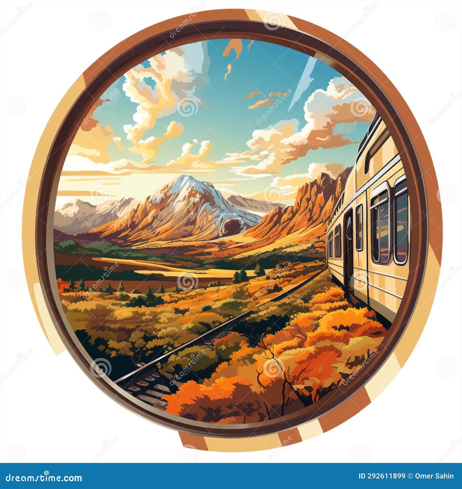 First-Person Perspective Shot from the Train Window Stock Image - Image ...