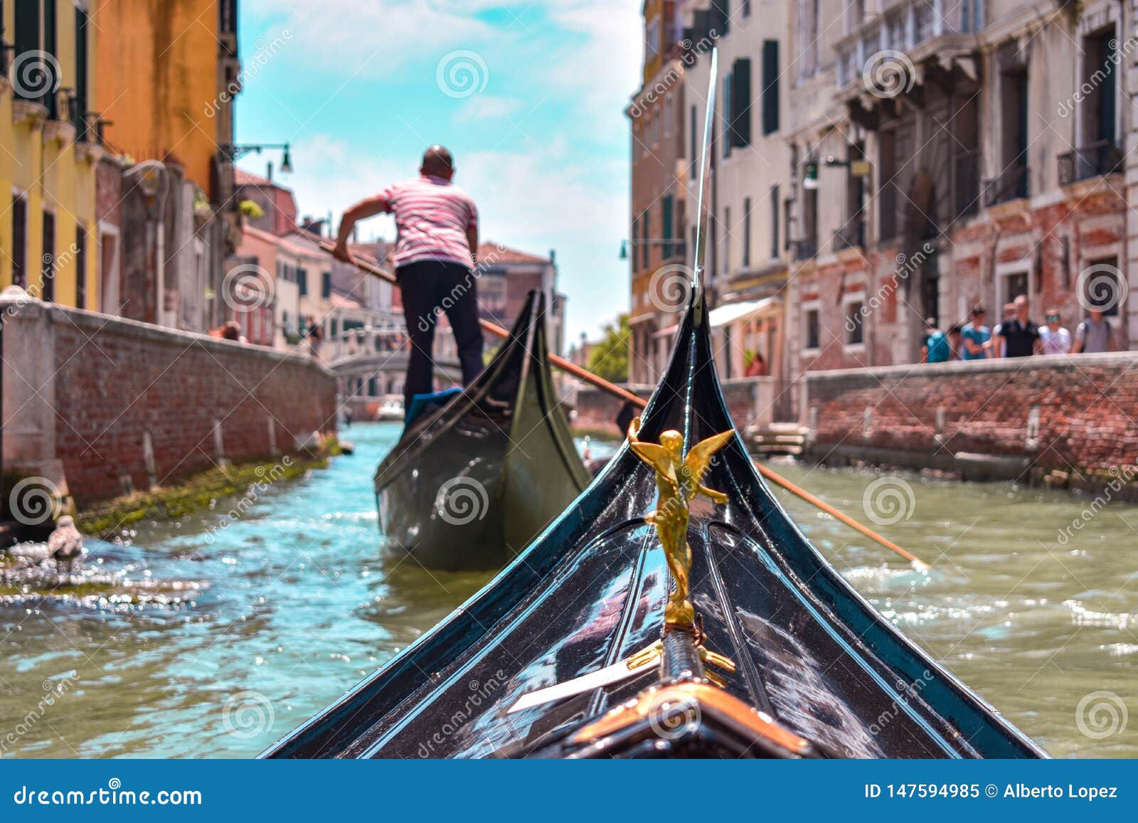 First Person View from a Gondola in Venice Editorial Image - Image of ...