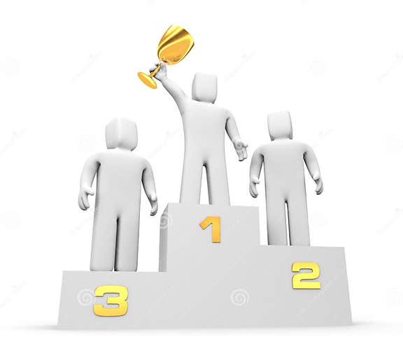 First place stock illustration. Illustration of action - 4274782