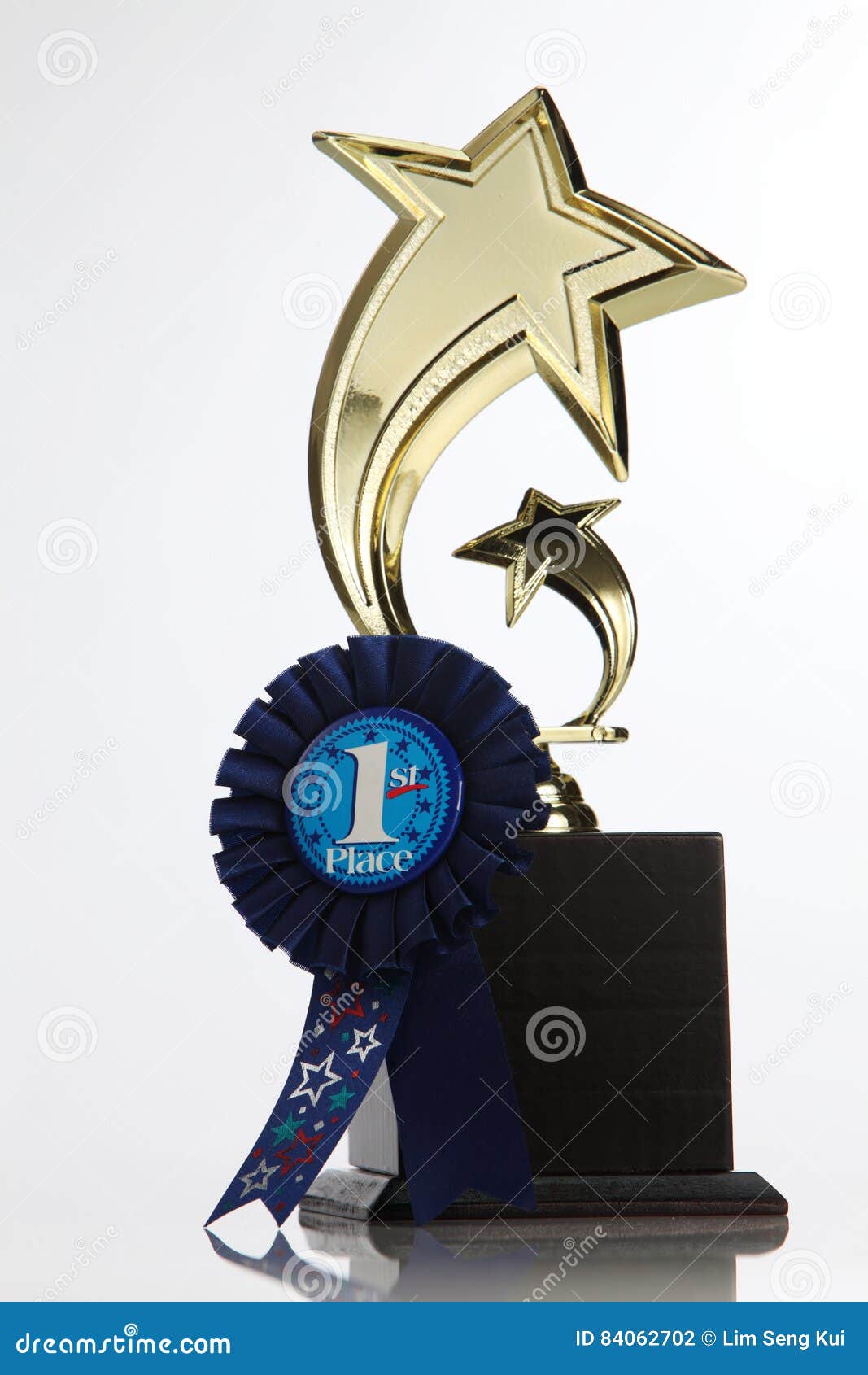 First place stock photo. Image of blue, sign, trophy - 84062702
