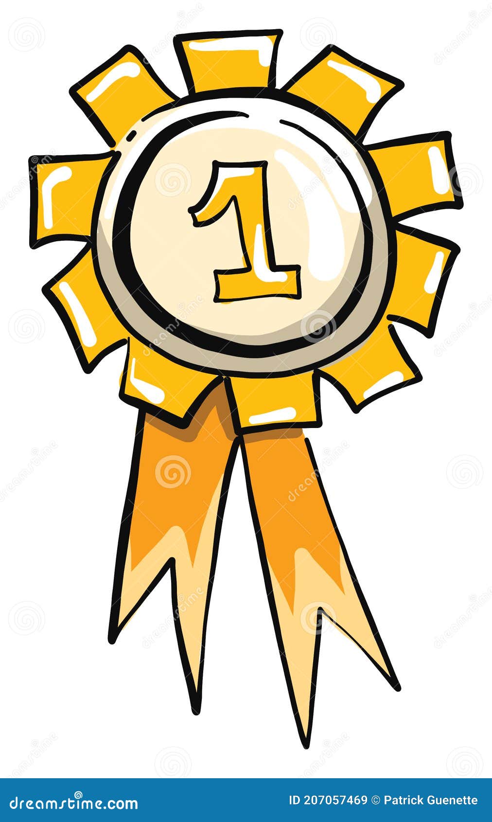 First Place Badge, Illustration, Vector Stock Vector - Illustration of ...