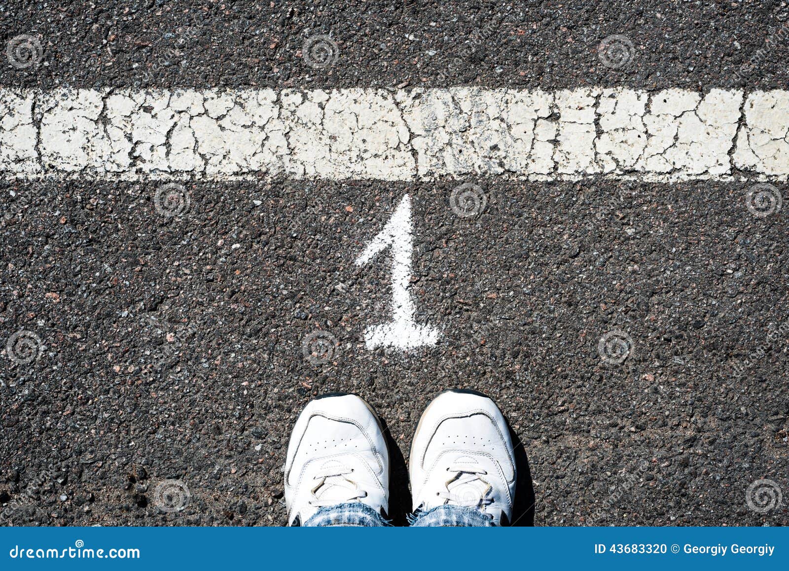 First stock photo. Image of finishing, business, jogging - 43683320