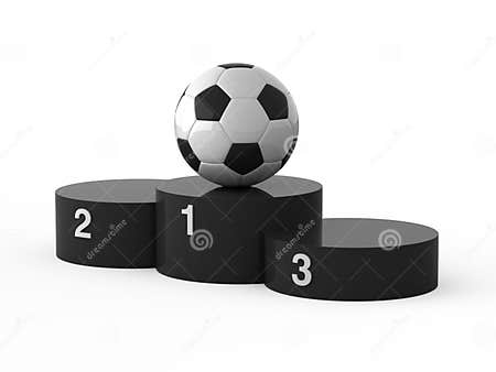 First place. Football. stock illustration. Illustration of championship ...