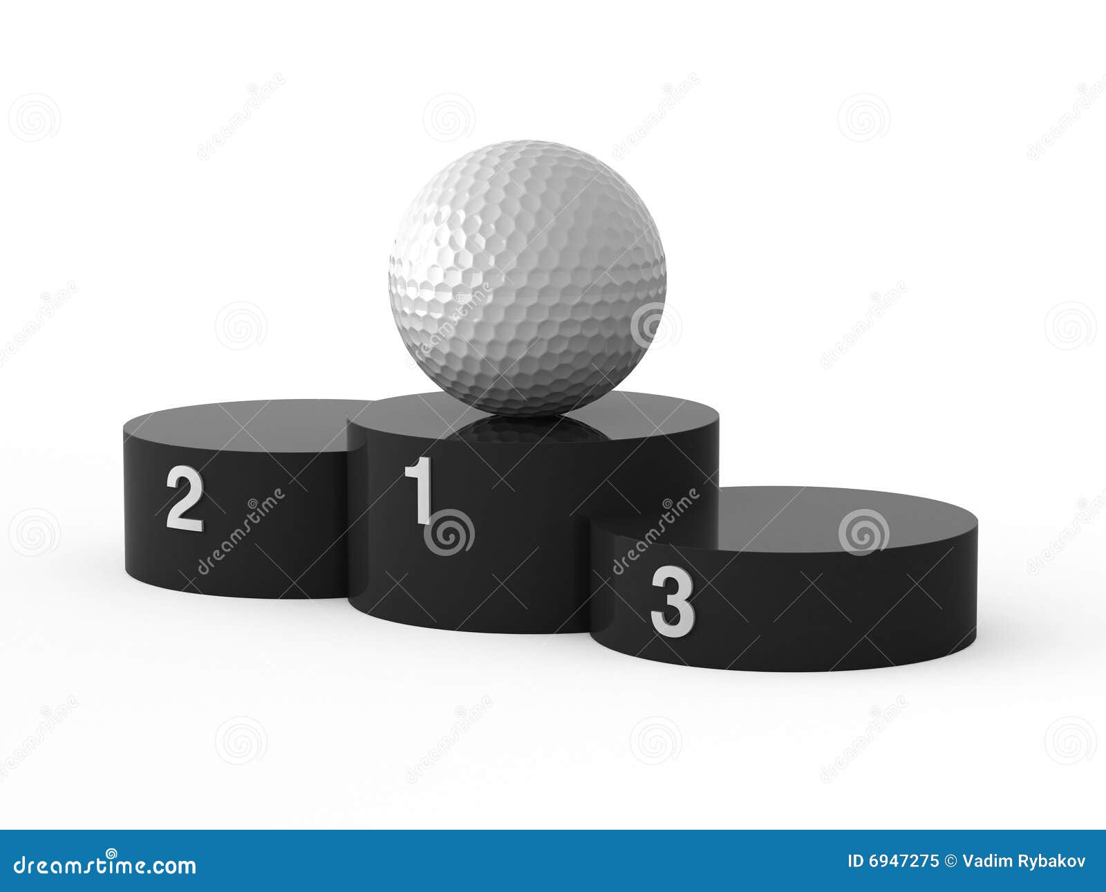 First place. Golf. stock illustration. Illustration of award - 6947275