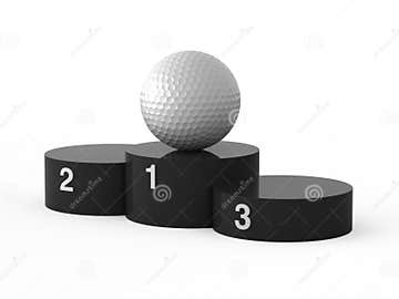 First place. Golf. stock illustration. Illustration of award - 6947275