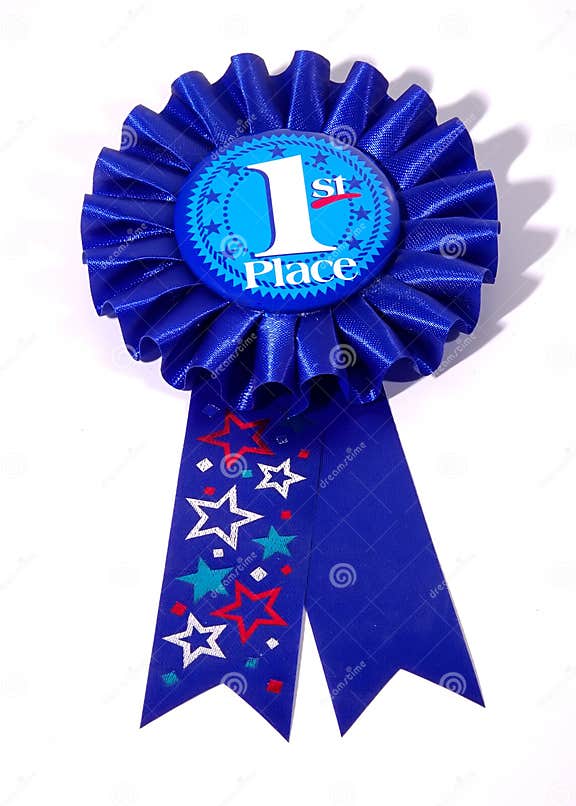 First Place Ribbon stock photo. Image of achievement, race - 33346