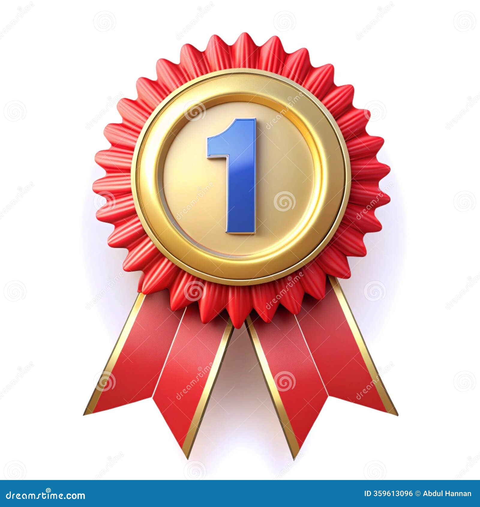 First place ribbon badge stock illustration. Illustration of system ...