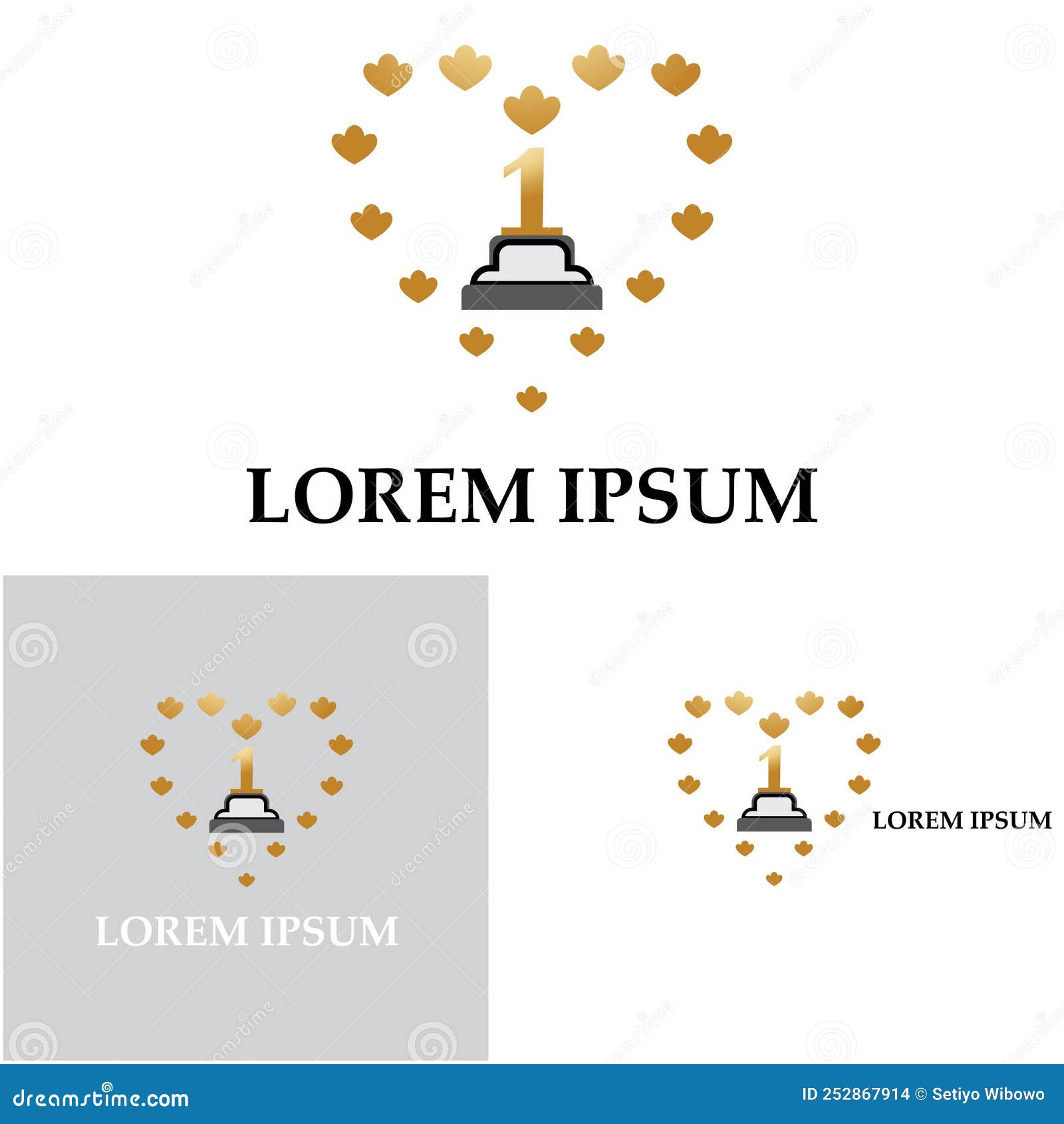 First Place Trophy Cup Vector Icon Illustration Stock Vector ...