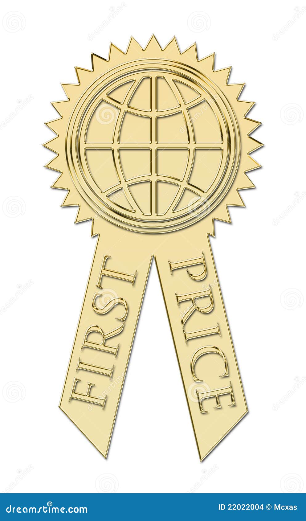 First price award stock illustration. Illustration of world - 22022004