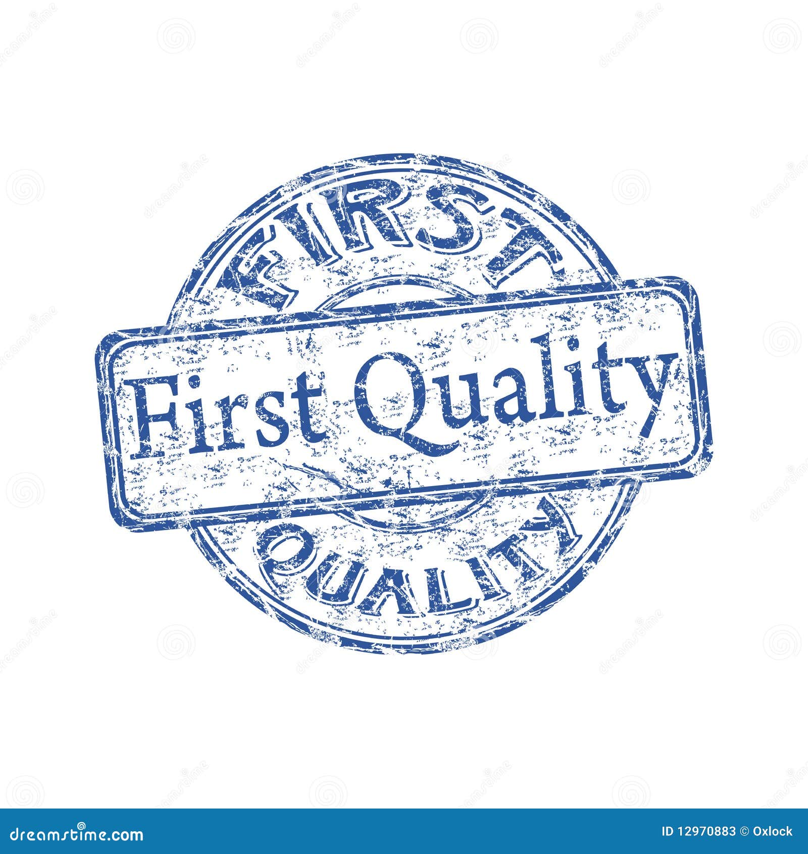 First quality rubber stamp stock vector. Illustration of icon - 12970883