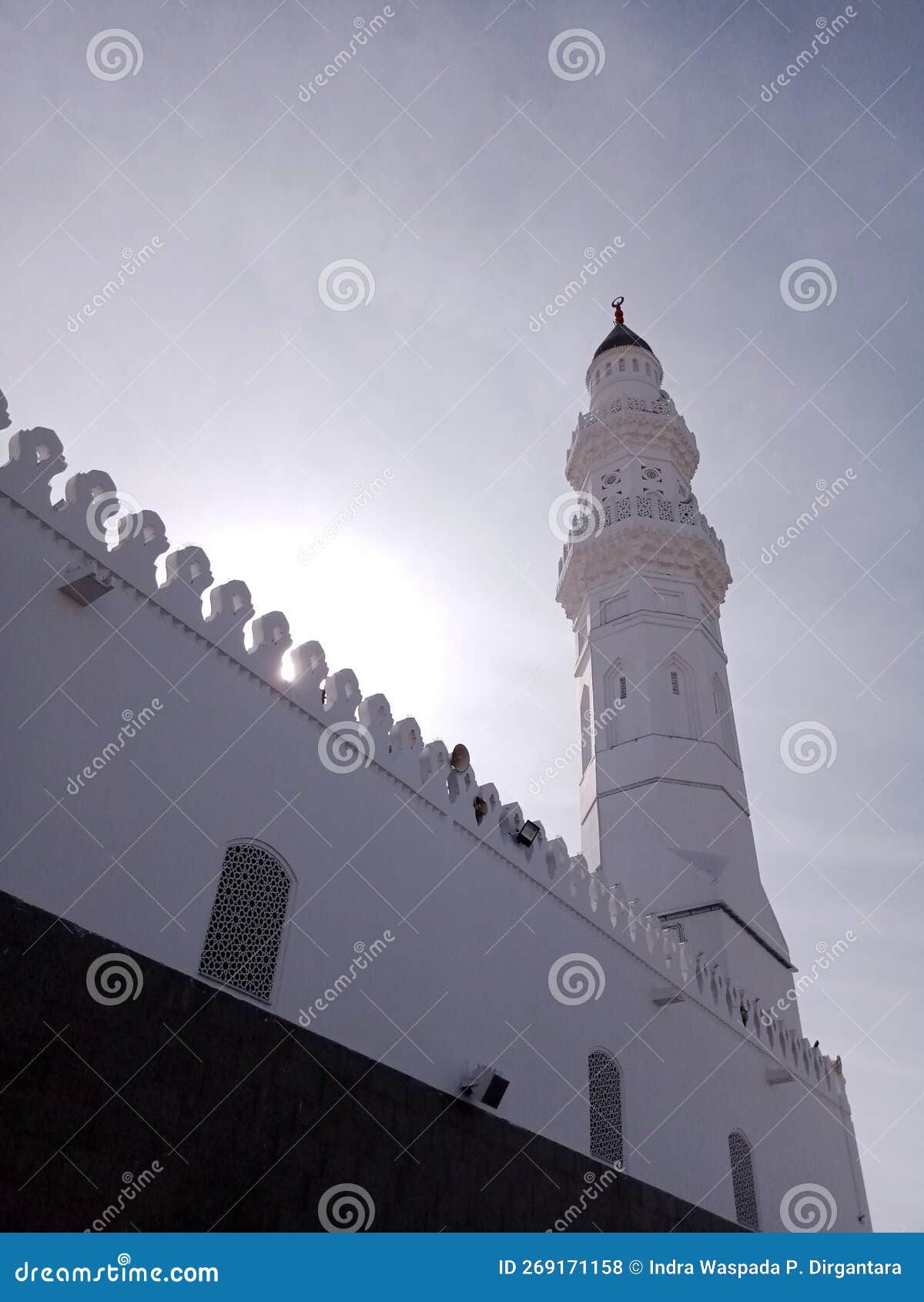 The First Quba Mosque in Medina, Propet Muhammad Stock Photo - Image of ...