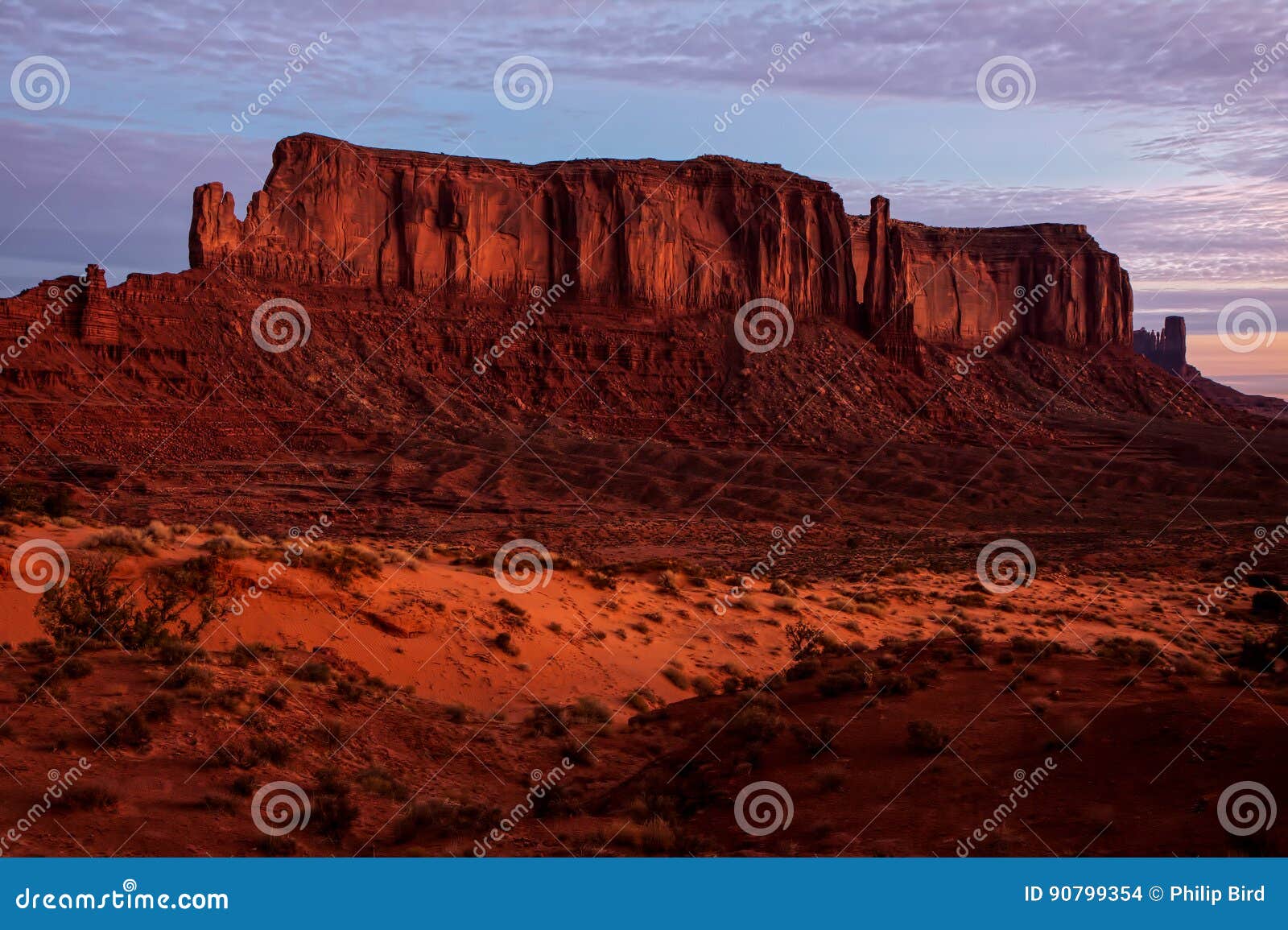 First Rays of the Sun Strike Elephant Rock Stock Photo - Image of ...