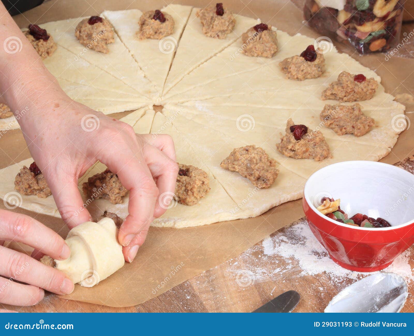 The First Ready Rolled Pastry Stock Image - Image of culinary, kitchen ...