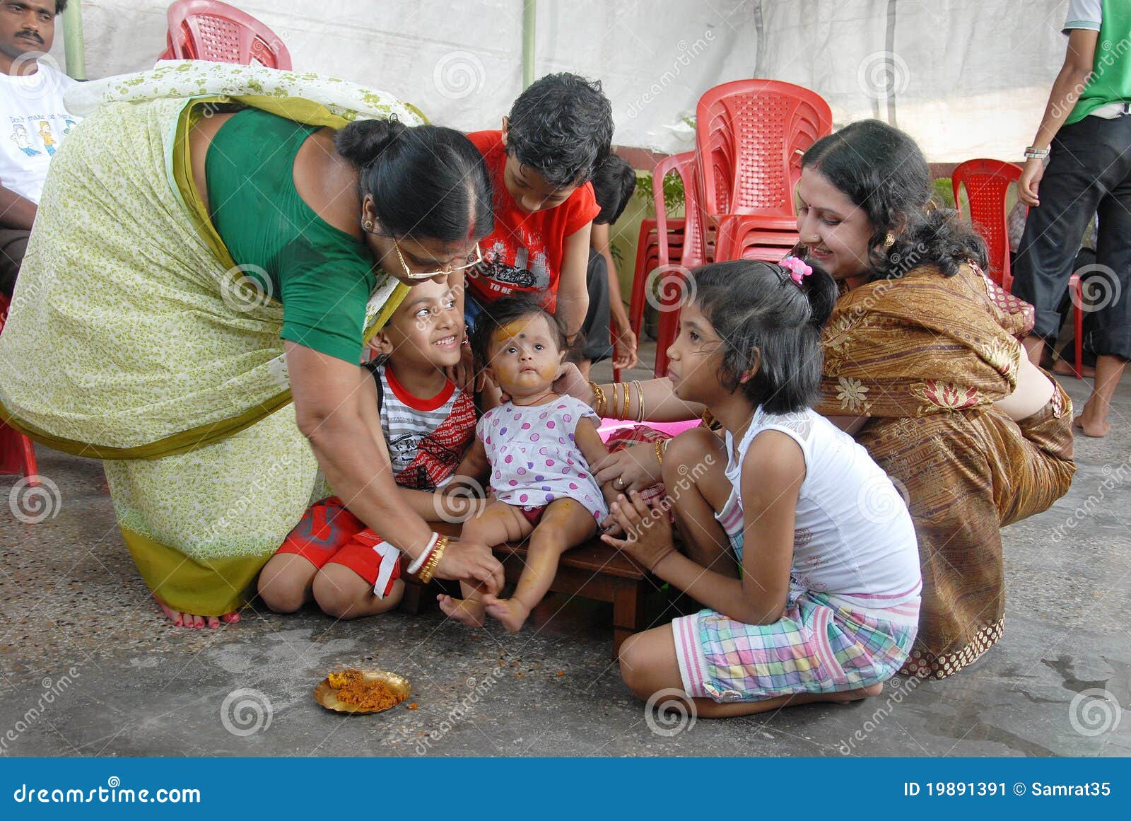 First Rice-eating Ceremony in India Editorial Photo - Image of baby ...