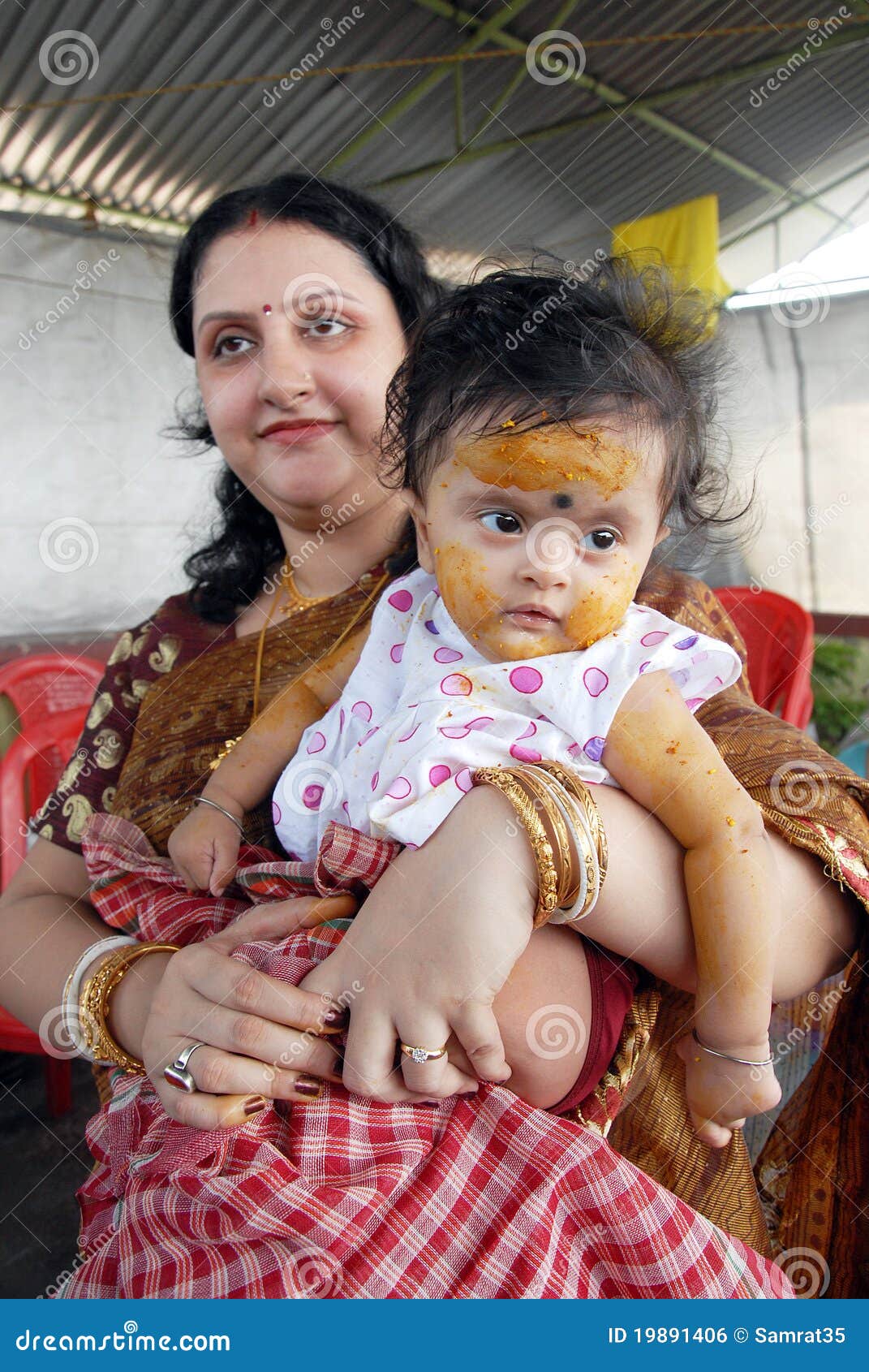First Rice-eating Ceremony In India Editorial Photo - Image: 19891406