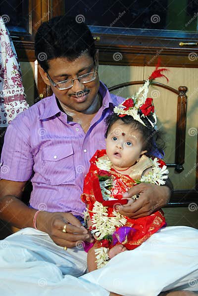 First Rice-eating Ceremony in India Editorial Photography - Image of ...