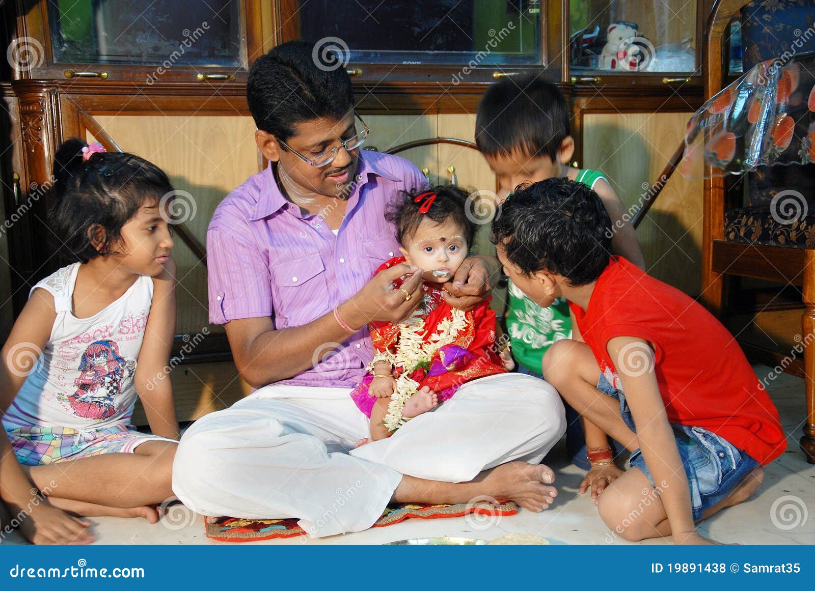 First Rice-eating Ceremony in India Editorial Stock Photo - Image of ...
