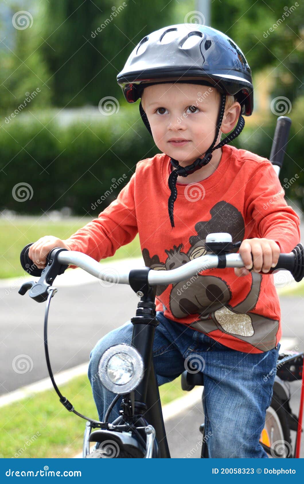 First ride stock image. Image of child, riding, cycle - 20058323