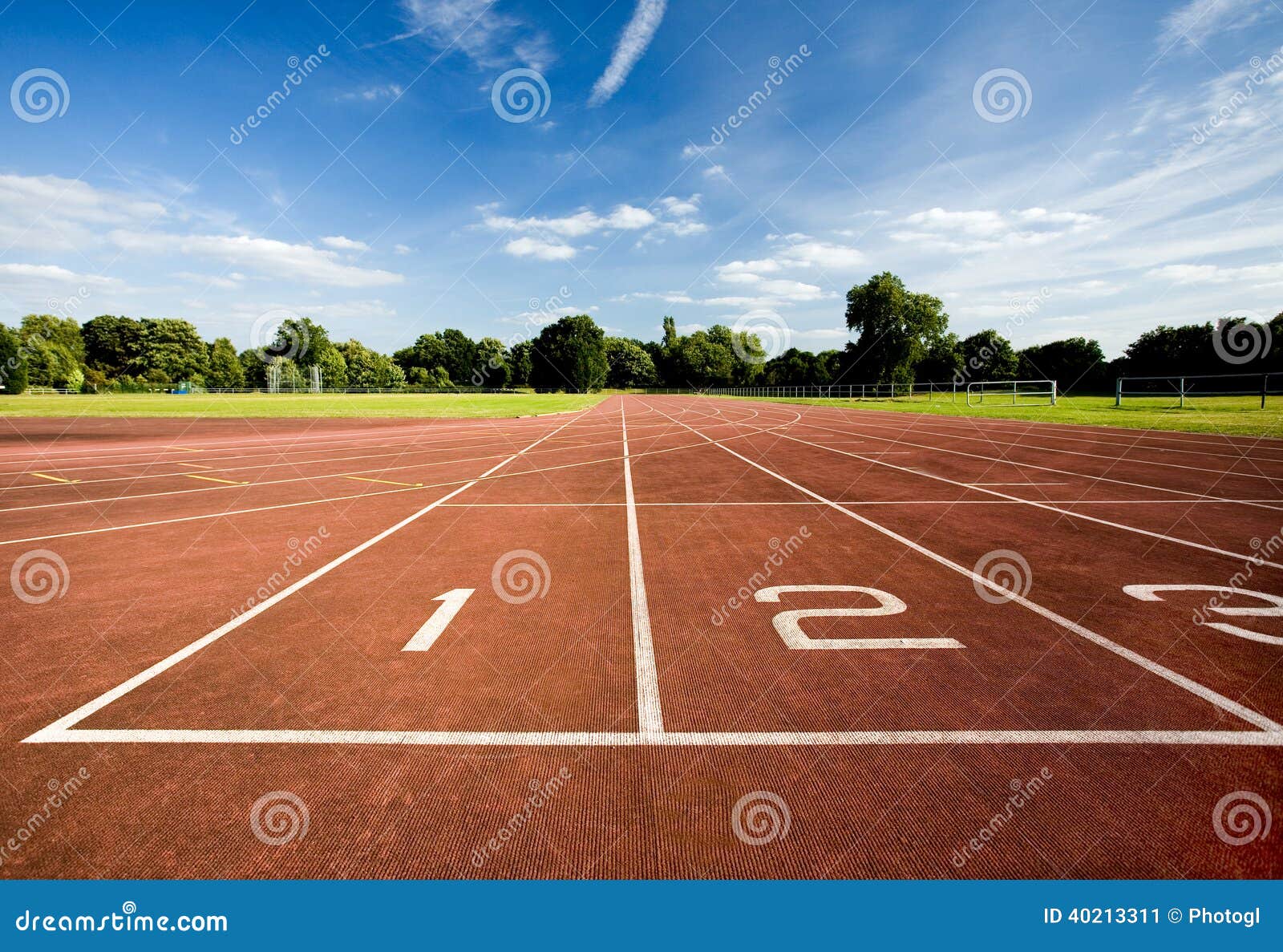 First and Second Lane on Race Track Stock Image - Image of concept ...