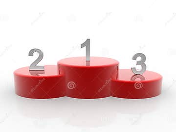 First,second and Third Place Stock Illustration - Illustration of award ...