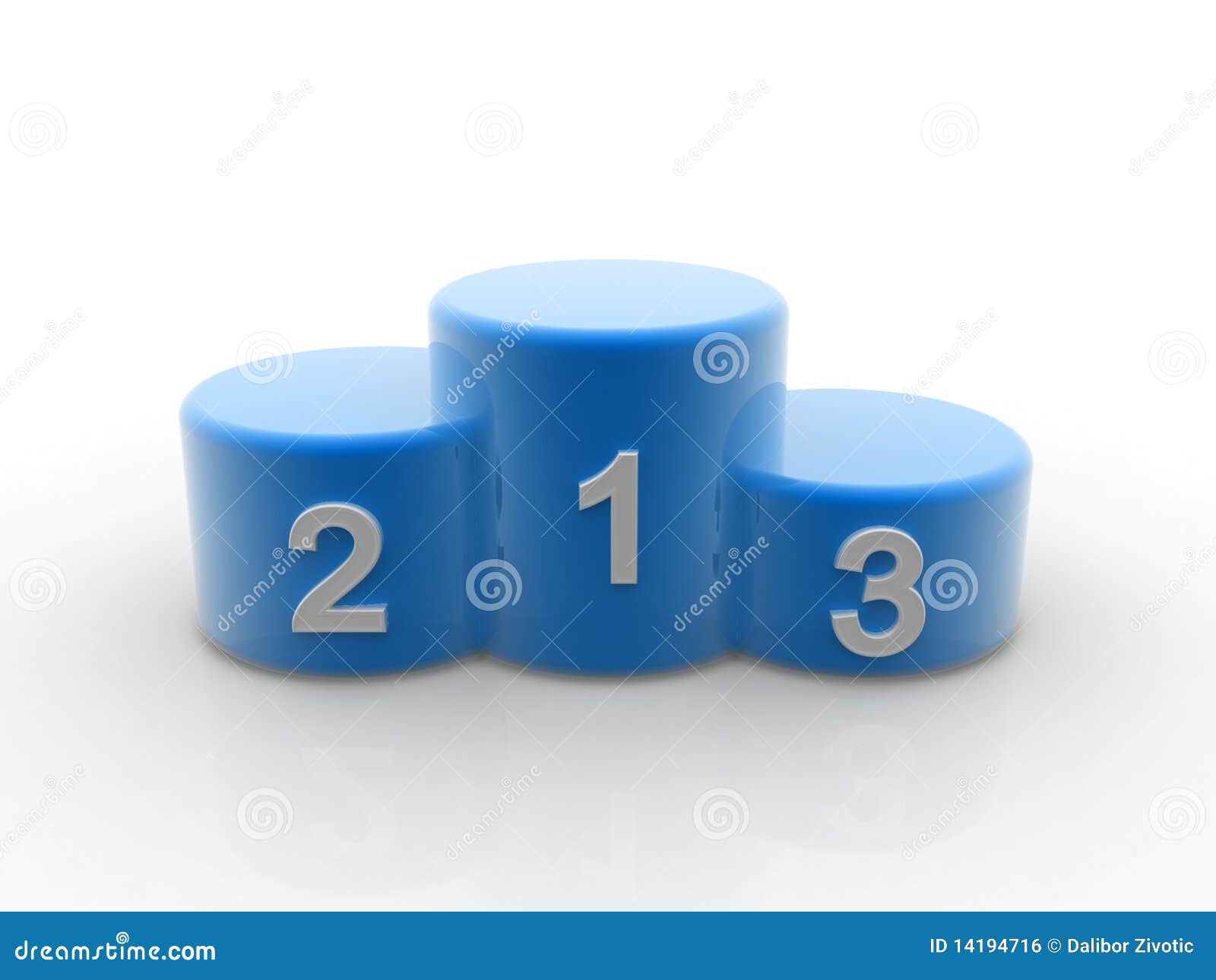 First,second and Third Place Stock Illustration - Illustration of rank ...