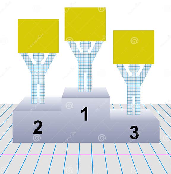 First second third place stock vector. Illustration of poster - 19215894