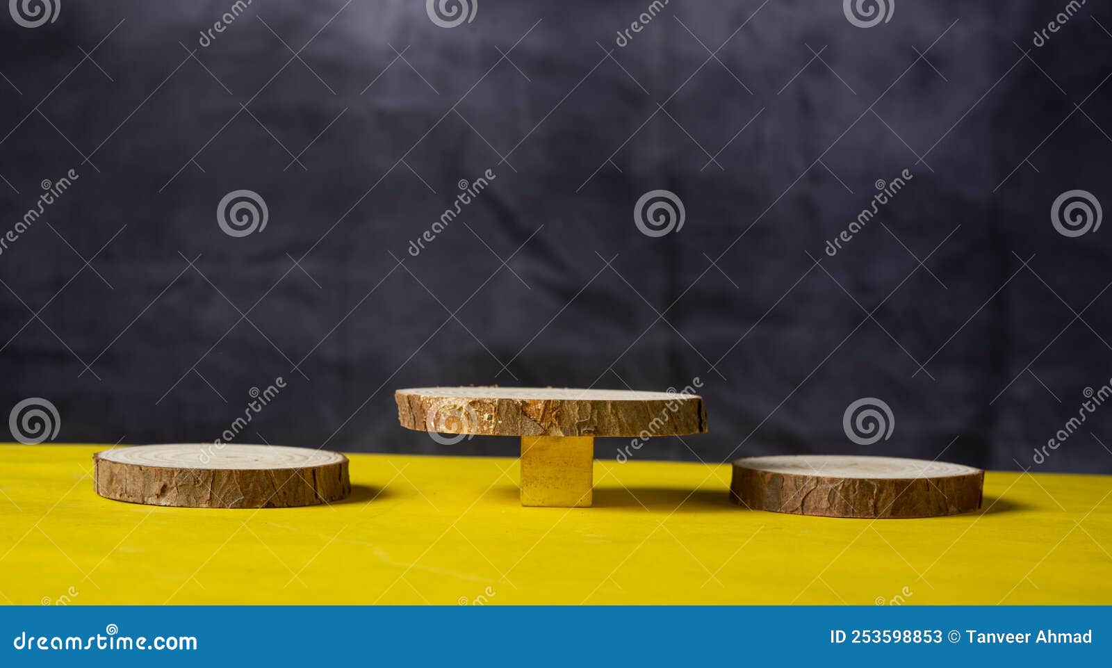 First Second and Third Position Mockup for Your Product on Black ...