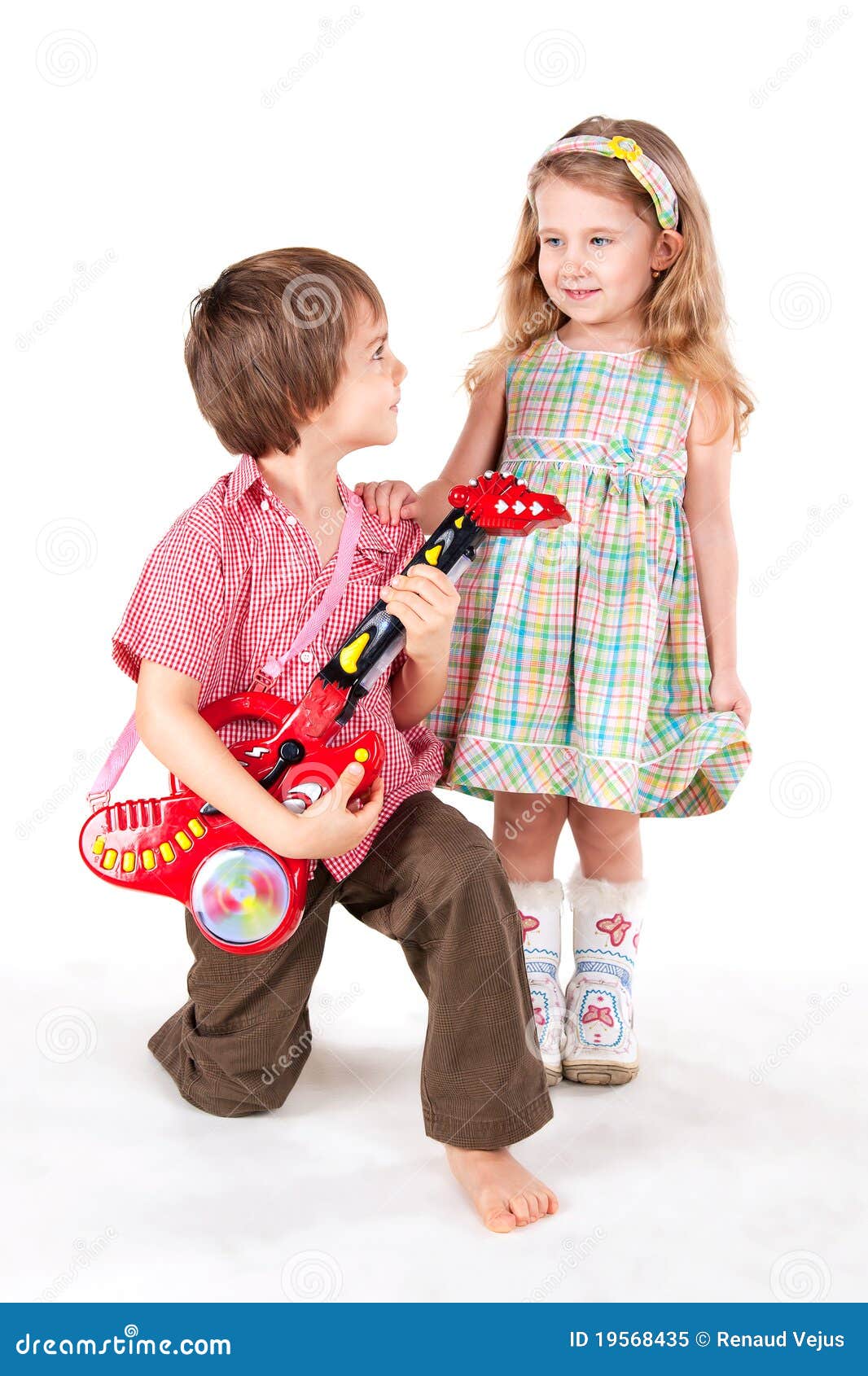 First serenade stock image. Image of blond, music, play - 19568435